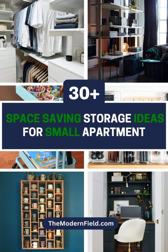 30+ Smart and Creative Small Apartment Storage Ideas - The Modern Field