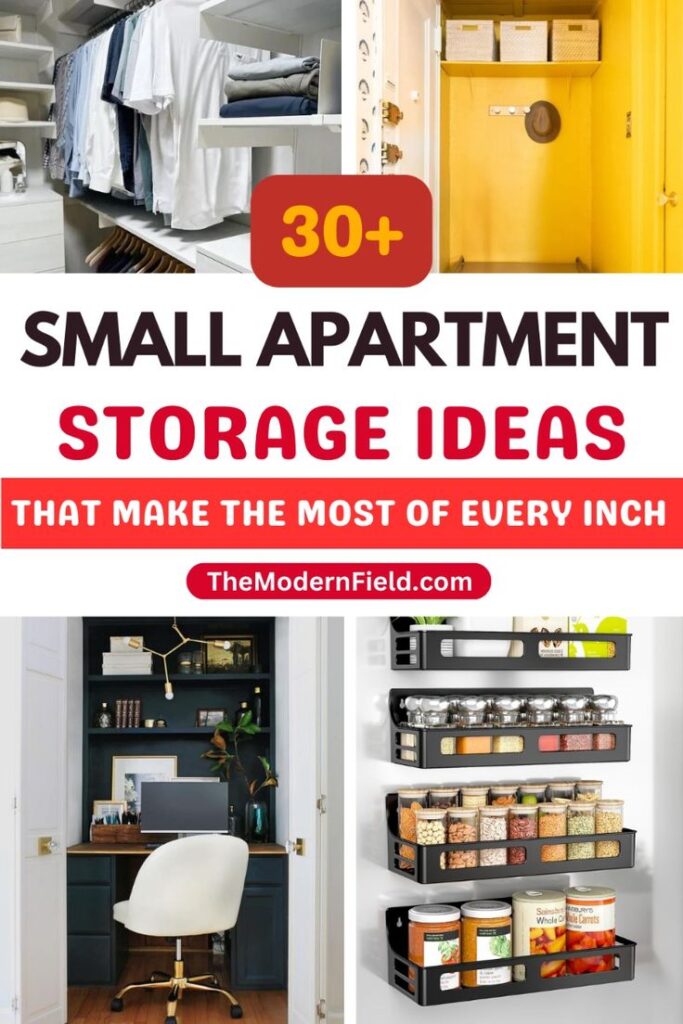 30+ Smart and Creative Small Apartment Storage Ideas - The Modern Field