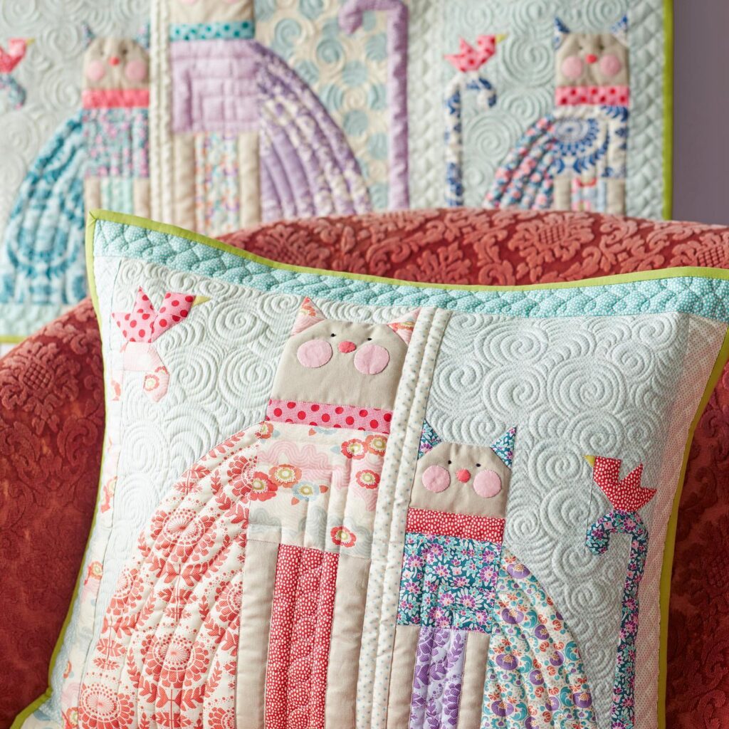 15 Purrfect Free Cat Quilt Patterns to Sew for Cat Lovers - The Modern ...