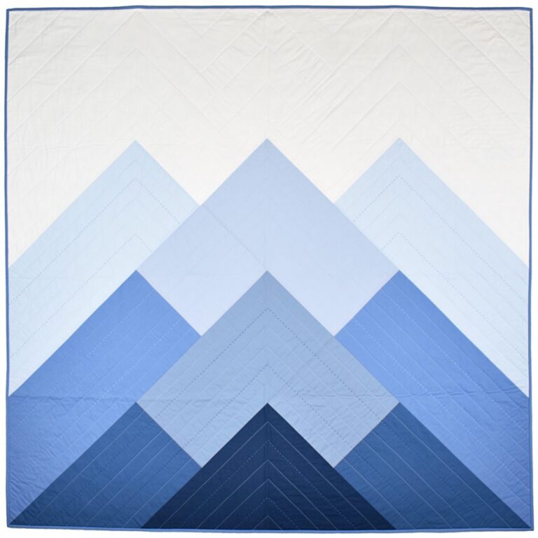 15 Free Beautiful Blue Quilt Patterns to Make - The Modern Field